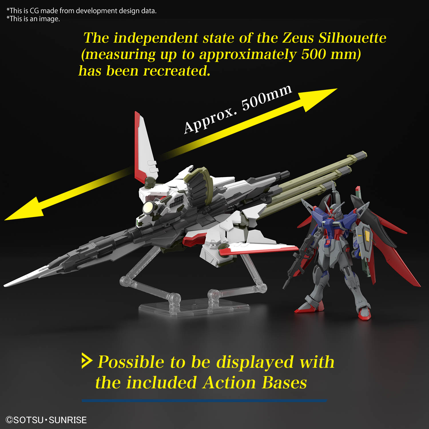 HG 1/144 DESTINY GUNDAM SpecⅡ&ZEUS SILHOUETTE｜The official website for ...